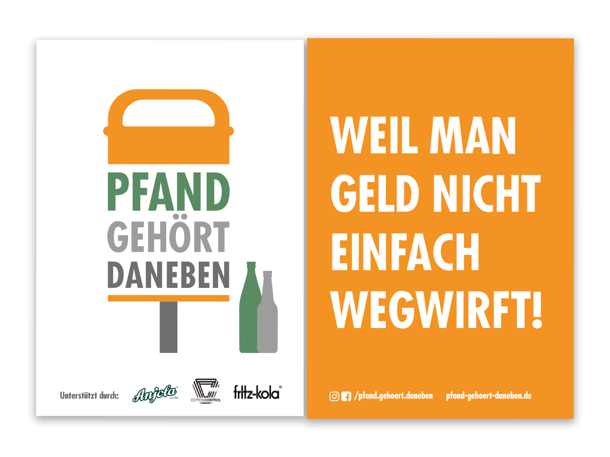 PFAND GEHÖRT DANEBEN